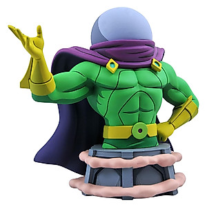 Diamond Select Toys Marvel Animated: Mysterio 1:7 Scale Resin Bust, Multicolor, 6 inches