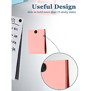 SMARTAKE 45 Pcs Refrigerator Magnets, Small Round Fridge Magnets, Multi-Use Premium Epoxy Coating Office Magnets for Fridge, Whiteboard, Dry Erase Board in Home, Kitchen, Office and School (Black)