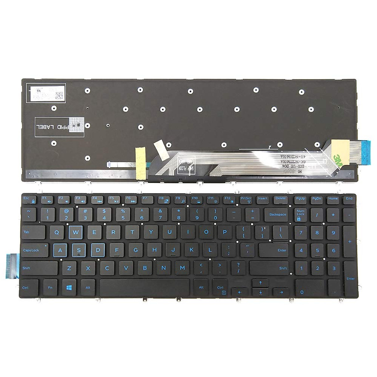 LPH Replacement Backlit Keyboard for Dell G3-3579 G3-3779 G5-5587 G7-7588 Gaming Laptop