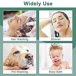 KLLEYNA Shower Head Sink-Faucet Bathtub-Bathroom-Garden - Hose Sprayer Attachment(5 Adapters) for Hair Washing & Pet Dog Rinse & Baby Bath, ON/OFF Extension for Moen, Kohler, Delta, American Standard