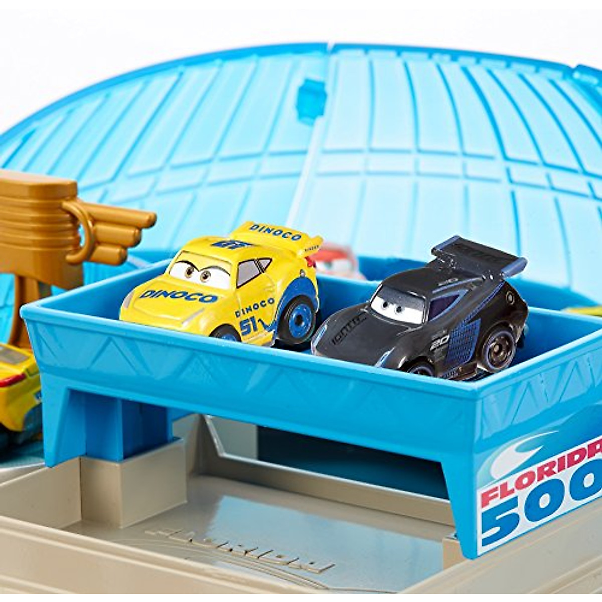 Disney Pixar Cars Mini Racers Rollin' Raceway Playset