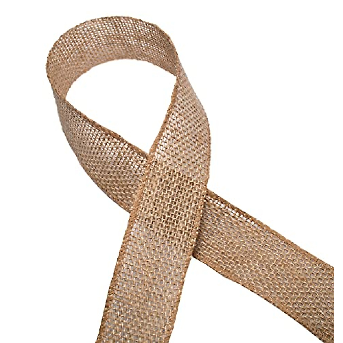 Value Ribbon by Morex 1252.40/10-004V Burlap 1.5" X 10 YD Wired Burlap Ribbon for Gift Wrapping, Natural Ribbons for Crafts, Birthday Gifts for Women and Men, Art Supplies for Party Decorations
