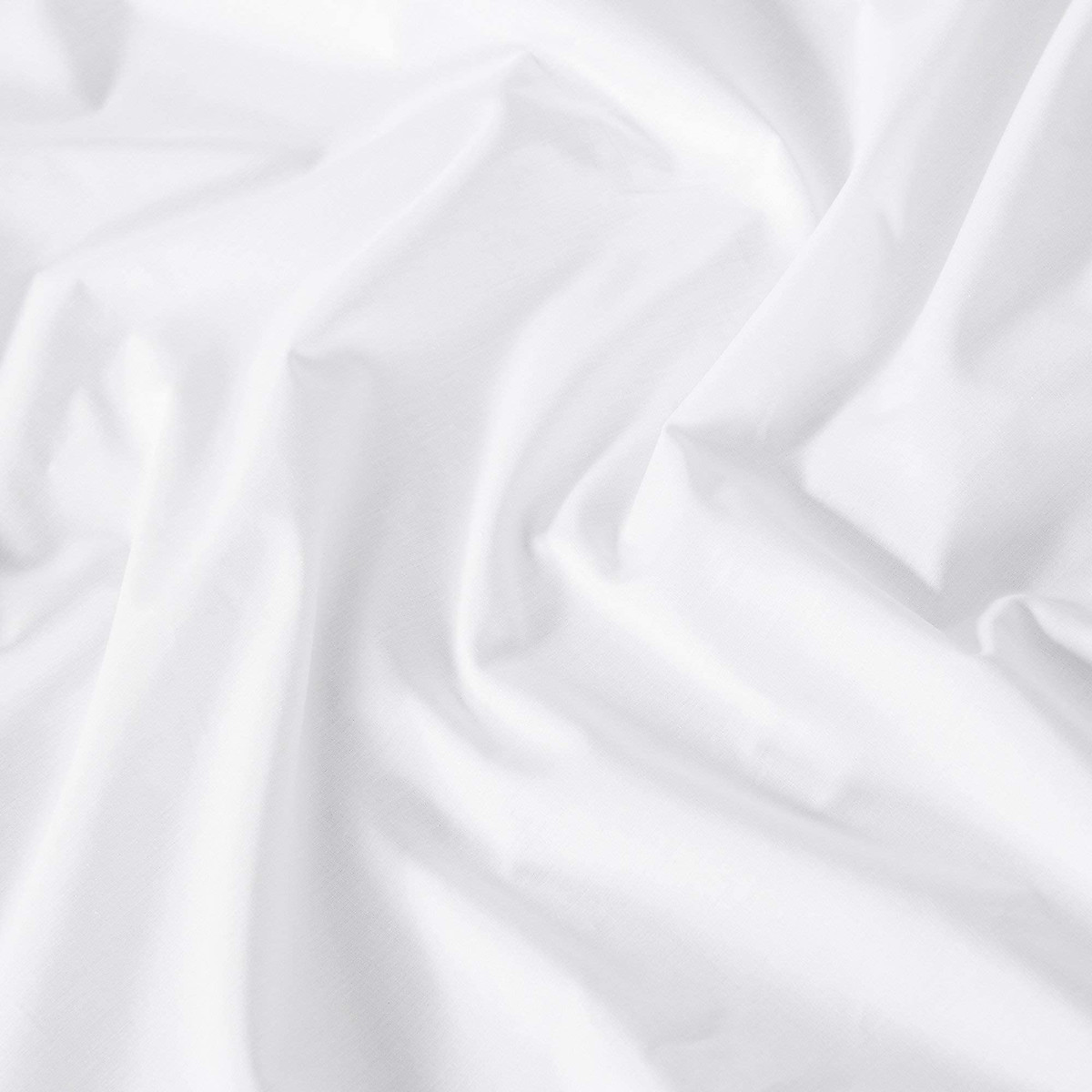 H by Frette Percale Standard Bed Bundle (King) - Luxury All-White Bedding Bundle/Includes Pillowcases, Fitted Sheet, and Duvet Cover
