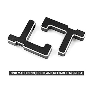 LVOUP Aluminium Alloy Trunk Bag Hook T Shaped Grocery Bag Holder Interior Organizer Compatible for Ford Bronco 2021-2023 2&4-Door Black(Not Sport)