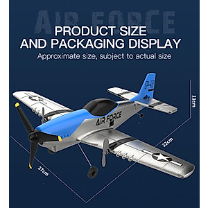 RC Airplane,3 Channel Remote Control Airplane RTF,Ease of Flight RC Plane with Gyro,Stable to Flight Remote Control Plane for Kids Boys Beginner Adults