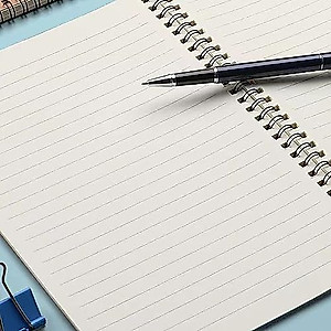 GZTFPQ 2 Pack College Ruled Notebook, Soft Yellow Cover Spiral Notebook, Memo Notepad Sketchbook, Students Office Business Diary Spiral Book Journal,120 Pages, 60 Sheets.