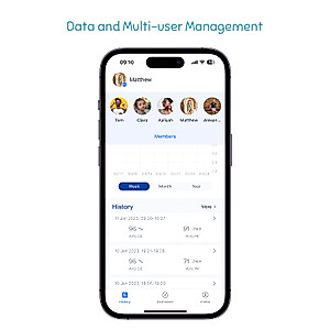Babytone Baby Oxygen Monitor, Baby Sleep Monitor, Tracking Avg O2, Pulse Rate and Movement for Infant, Wearable Foot Monitor with Bluetooth and APP, for 0-36 Months Newborn's Sleep(New Version-Sock)