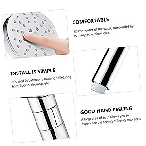 Yardwe 1pc Shower Head Handheld Shower Portatiles Waterfall Showerhead Shower Spray Head Adjustable Shower Head Shower Head for Bathroom Shower Nozzle Pressurized Shower Head Accessories