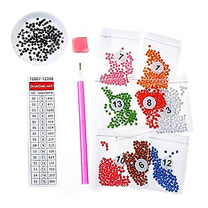 sinceroduct 5D DIY Kids Animal Diamond Painting Stickers Beginner Diamond Painting Kits, Digital Diamond Paint