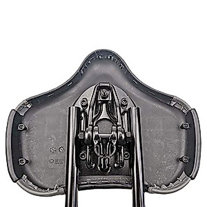 Extra Wide Bike Seat with Backrest and Comfortable Ergonomic Design for Men and Women - Adjustable Height Leather Saddle Pad for eBike, Tricycle, and Big Bikes