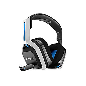 ASTRO Gaming A20 Wireless Headset Gen 2 for PlayStation 5, PlayStation 4, PC & Mac - White/Blue (Renewed)