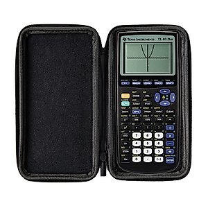 WYNGS Protective Case for TI 84 Plus/TI 83 Plus/Casio FX-9860GII / Casio FX-9750 GIII/Casio PRIZM FX-CG 50 Graphing Calculator in black