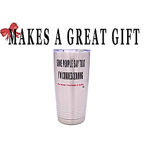 Rogue River Tactical Funny Sarcastic Condescending 20 Oz. Travel Tumbler Mug Cup w/Lid Vacuum Insulated Work Gift