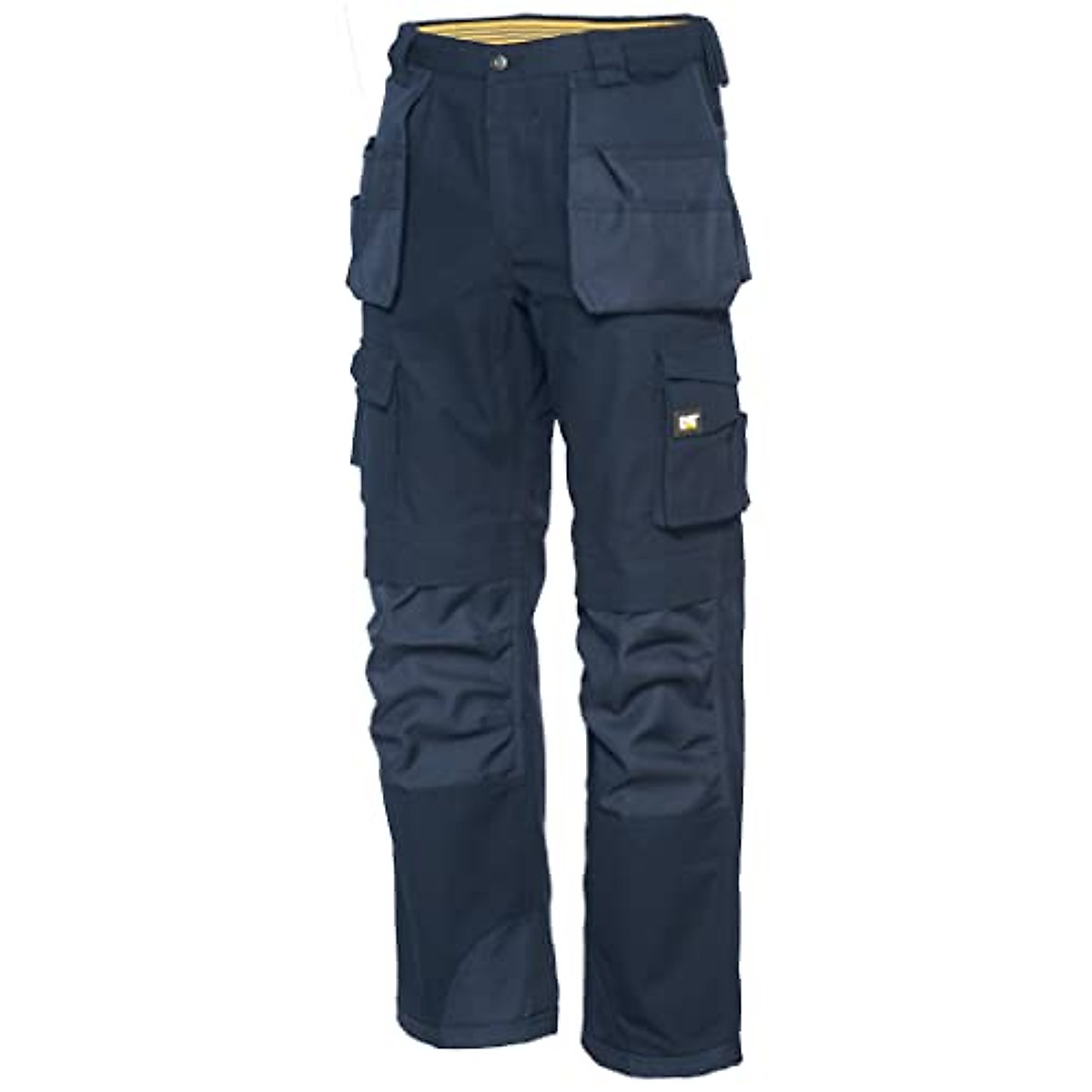 Caterpillar Men's Trademark Work Pants Built from Tough Canvas Fabric with Cargo Space, Classic Fit, Navy, 30W x 30L