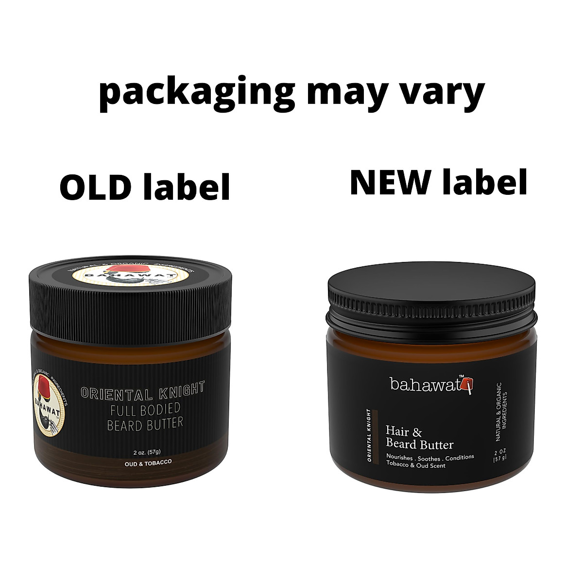 BAHAWAT Hair & Beard Butter for Men Leave-in Conditioner - Tobacco & Oud - Strengthen & Soften While Relieving Itch – Made in USA -Organic Natural Ingredients | The Best Beard Butter - 2 oz.