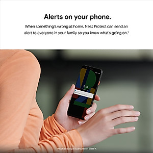 Google Nest Protect - Smoke Alarm - Smoke Detector and Carbon Monoxide Detector - Wired, White