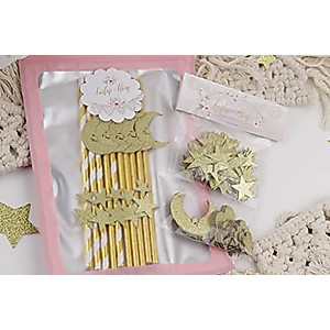 Twinkle Twinkle Little Star Baby Shower, Star Confetti, Moon Confetti, Moon and Stars Baby Shower