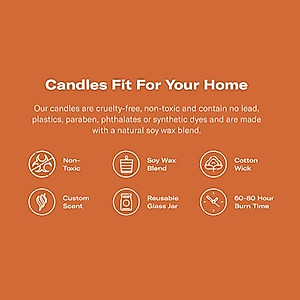 Homesick Premium Scented Zodiac/Astrology Candle, Taurus - Scents of Agave, Balsam, Sandalwood, 13.75 oz, 60-80 Hour Burn, Zodiac Gifts, Soy Blend Candle Home Decor, Birthday Candle/Gifts