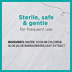 Zarbee's Baby Nasal Saline Spray, Soothing Sterile Mist with Aloe, Newborns & Up, Cleansing Nose Relief, 3Fl Oz