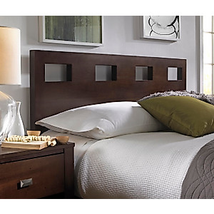 Modus Furniture Solid-Wood Bed, California King, Riva - Chocolate Brown