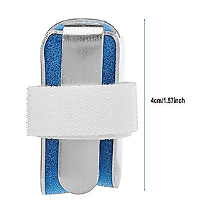 3 Sizes Aluminium Finger Hand, Thumb Stabilizer Lightweight Thumb Brace Support Thumb Sprains Recovery Injury Pain Bending Deformation