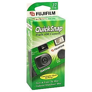 Fujifilm QuickSnap Flash 400 Disposable 35mm Camera + Quality Photo Microfiber Cloth