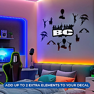 Wall Decor Famous Game Custom Name I Nursery Wall Decal for Boy Room Decorations I Wall Sticker for Bedroom I Multiple Options for Customization (Wide 30"x 16" Height)