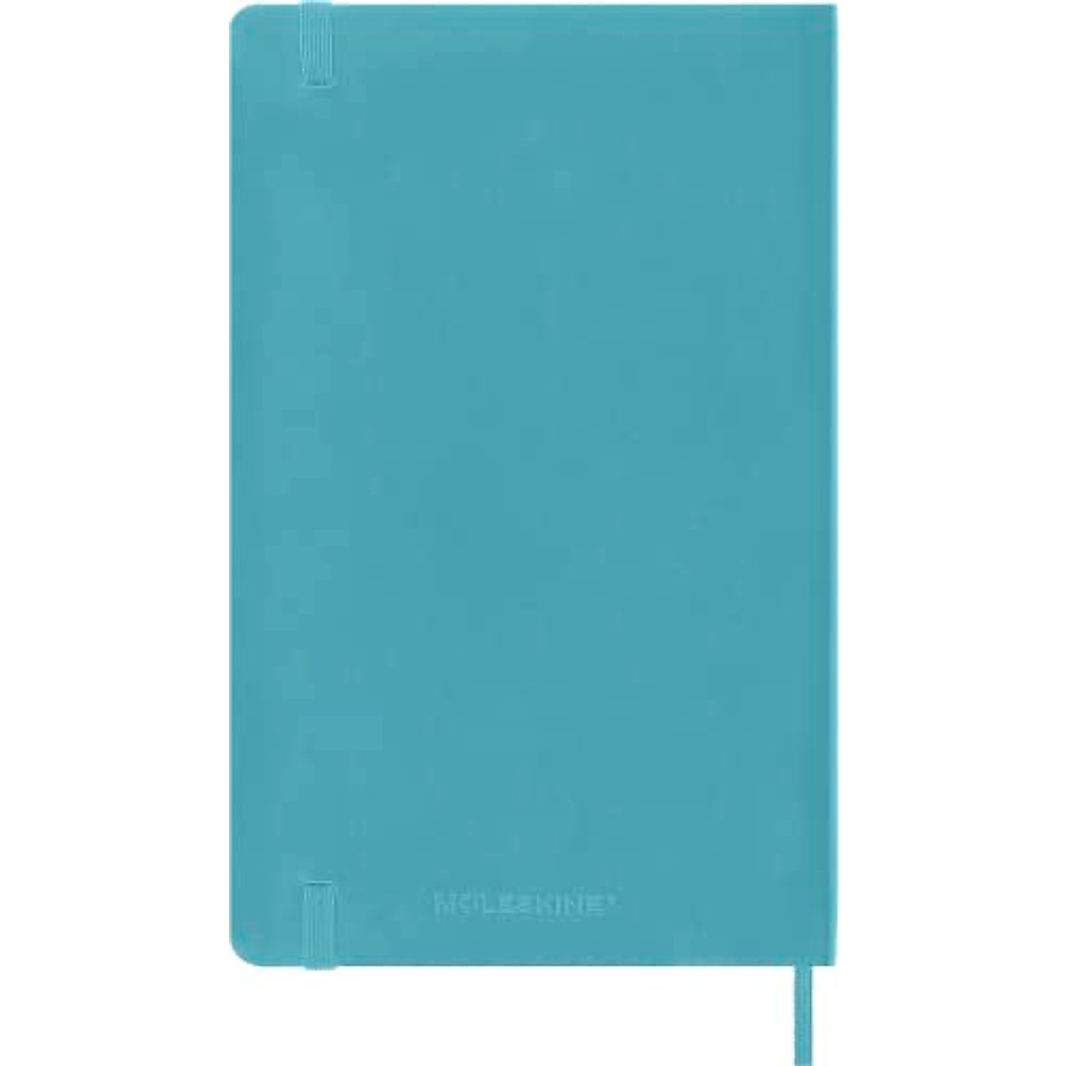 Moleskine Classic Notebook, Soft Cover, Large (5" x 8.25") Ruled/Lined, Reef Blue, 192 pages