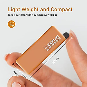 ZEPLIN ELECTRONICS ZP6 USB Flash Drive 128GB - Orange