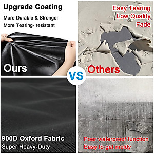 WOMACO Griddle Cover for Blackstone 17 & 22 inch Griddle with Hood Lid and Stand, Outdoor Waterproof 17 22 Grill Cover (Griddle Cover (with Hood & Stand))