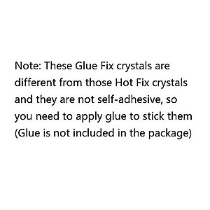 Jollin Glue Fix Crystal AB Flatback Rhinestones(ss20 1440pcs)