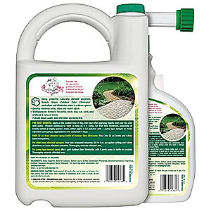 Simple Green Outdoor Odor Eliminator for Pets, Dogs, Ideal for Artificial Grass & Patio (32 oz Hose End Sprayer & 1 Gallon Refill)