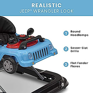 Jeep Classic Wrangler 3-in-1 Grow with Me Walker by Delta Chidlren, Blue