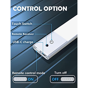 Diomart Under Cabinet Lights, 79 LED Rechargeable Under Cabinet Lighting with Remote, 3 Pack RGB Dimmable led Closet Lights Wireless Under Counter Lights for Kitchen, Stairs, Wardrobe, 15 Colors