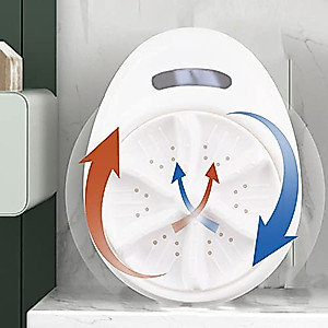 Travel Washer, 100‑240V Low Noise Portable Washing Machine 120W 4 Mode for Outdoor U.S. regulations