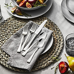 ZWILLING Angelico 20-Piece 18/10 Stainless Steel Flatware Set, Silver