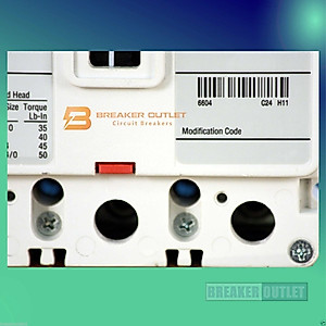 New Cutler-Hammer Eaton HFD3175 Circuit Breaker 3 Pole 175A 600V HFD Frame 65kA