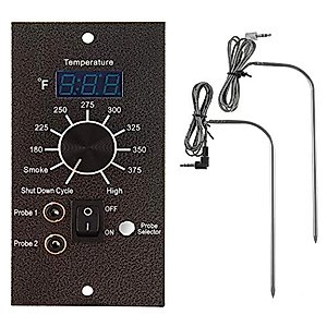 Digital Pro Controller with Meat Probes for Traeger Wood Pellet Grills, Replacement for Traeger Grills BAC365 Pro Series Controller