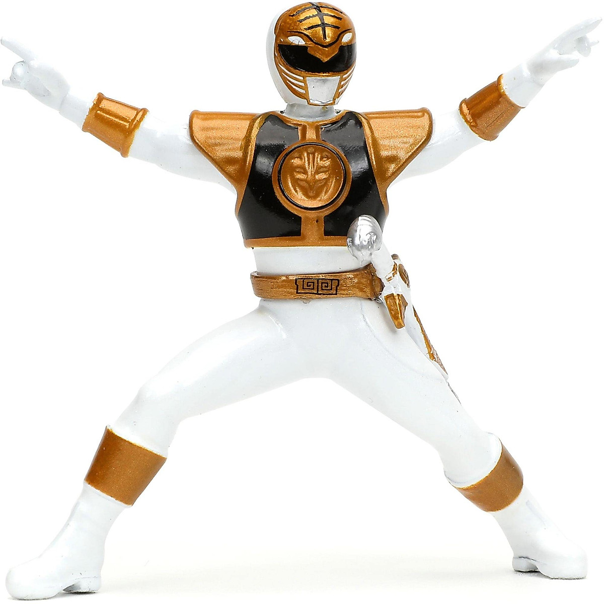 Jada Toys Power Rangers 1:24 2002 Honda NSX Type-R Japan Spec Die-cast Car with 2.75" White Ranger Figure, Toys for Kids and Adults