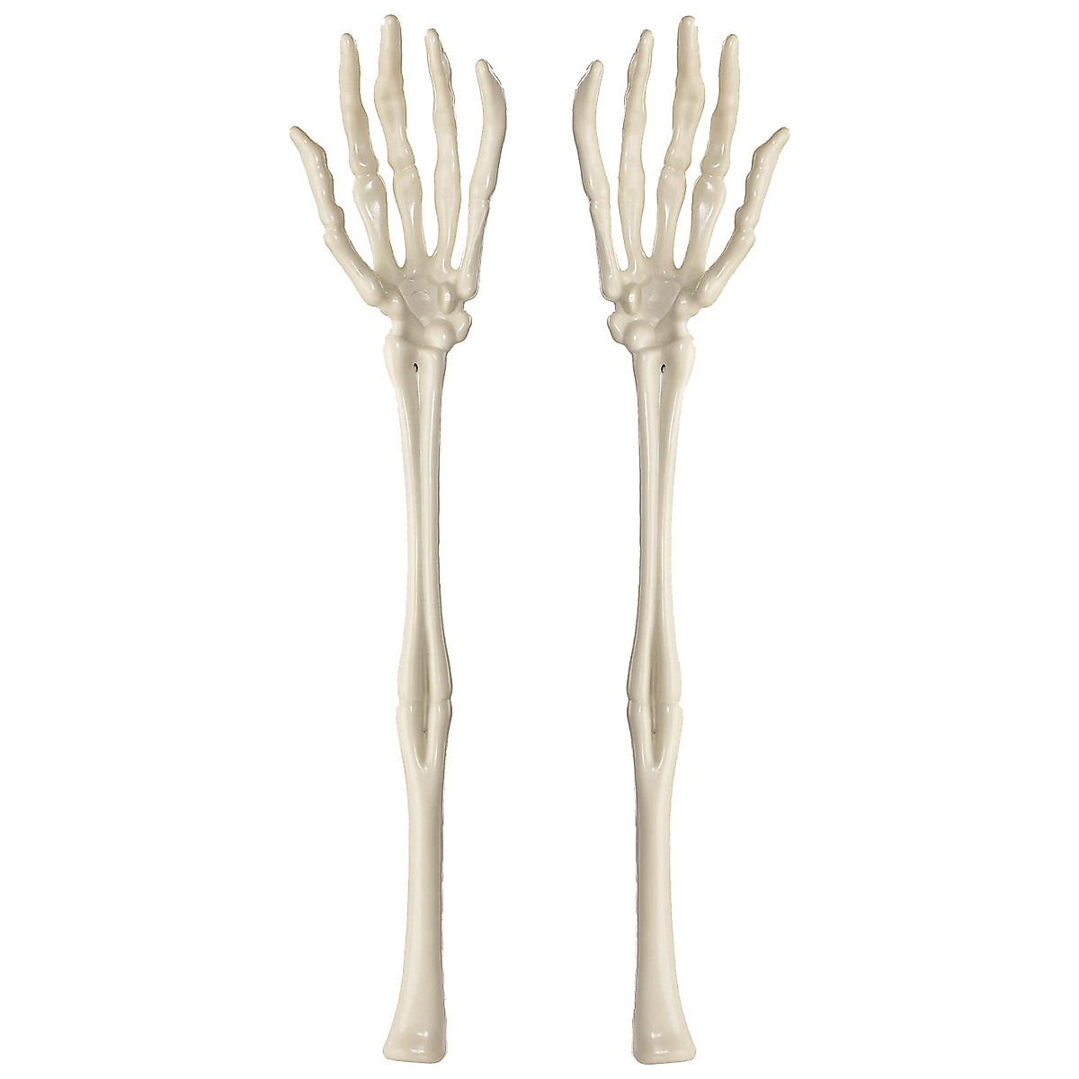 Amscan Boneyard Serving Skeleton Hands | Food Table Decorations for Halloween Party | Haunted House Cemetery, Salad Tongs