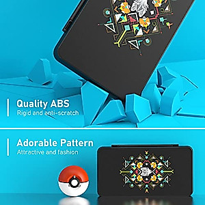 TiMOVO 24 Game Card Case for Nintendo Switch OLED 2021/Switch/Switch lite, 24 Game Holder Cartridge Case for Switch Game Cards and 24 SD Cards, Compact & Portable Game Storage Case Box, Wolf