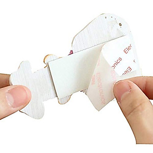 NewFerU Cute Adhesive Resin Fat Chef Utility Wall Hook Rack Hanger Sticky Cable Plug Holder Art Décor Storage Organizer Set for Coat Clothes,Towel,Wreath,Key,Garage,Kitchen,Bathroom,Kids Room (H+F)