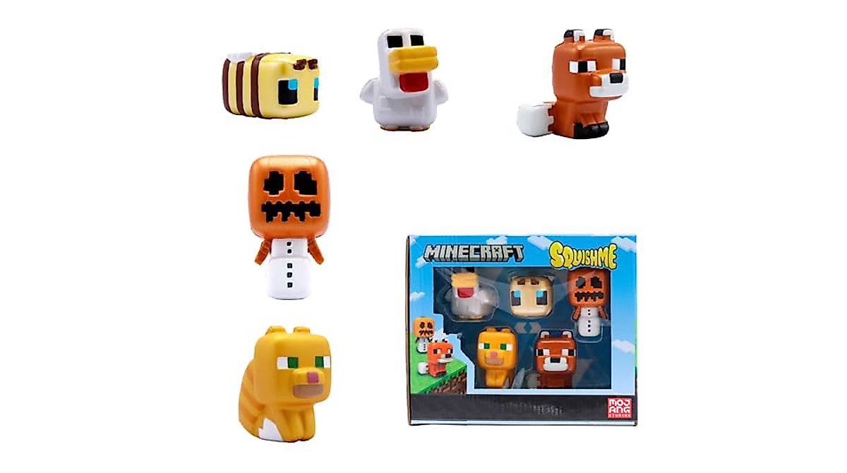 Minecraft SquishMe S3 Collector's Box by Just Toys