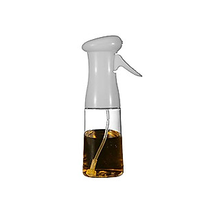 Poaisduie Glass Oil Dispenser Barbecue Cooking Oil Olive Oil Oil Controlling Bottle Kitchen Plastic Pneumatic Fuel Injector Spray Bottle