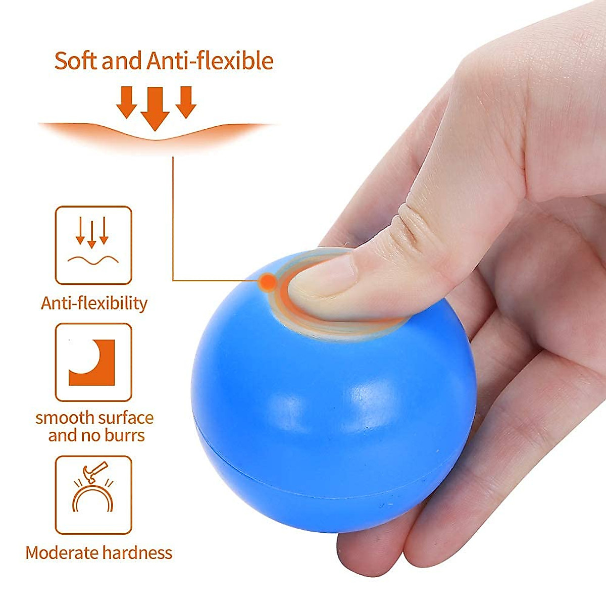 PlayMaty Ball Pit Balls - Phthalate Free BPA Free Colorful Plastic Play Ocean Pool Balls for Kids Swim Pit Fun Toys 100pcs for Toddlers and Baby Playhouse Play Tent Playpen(colorful)