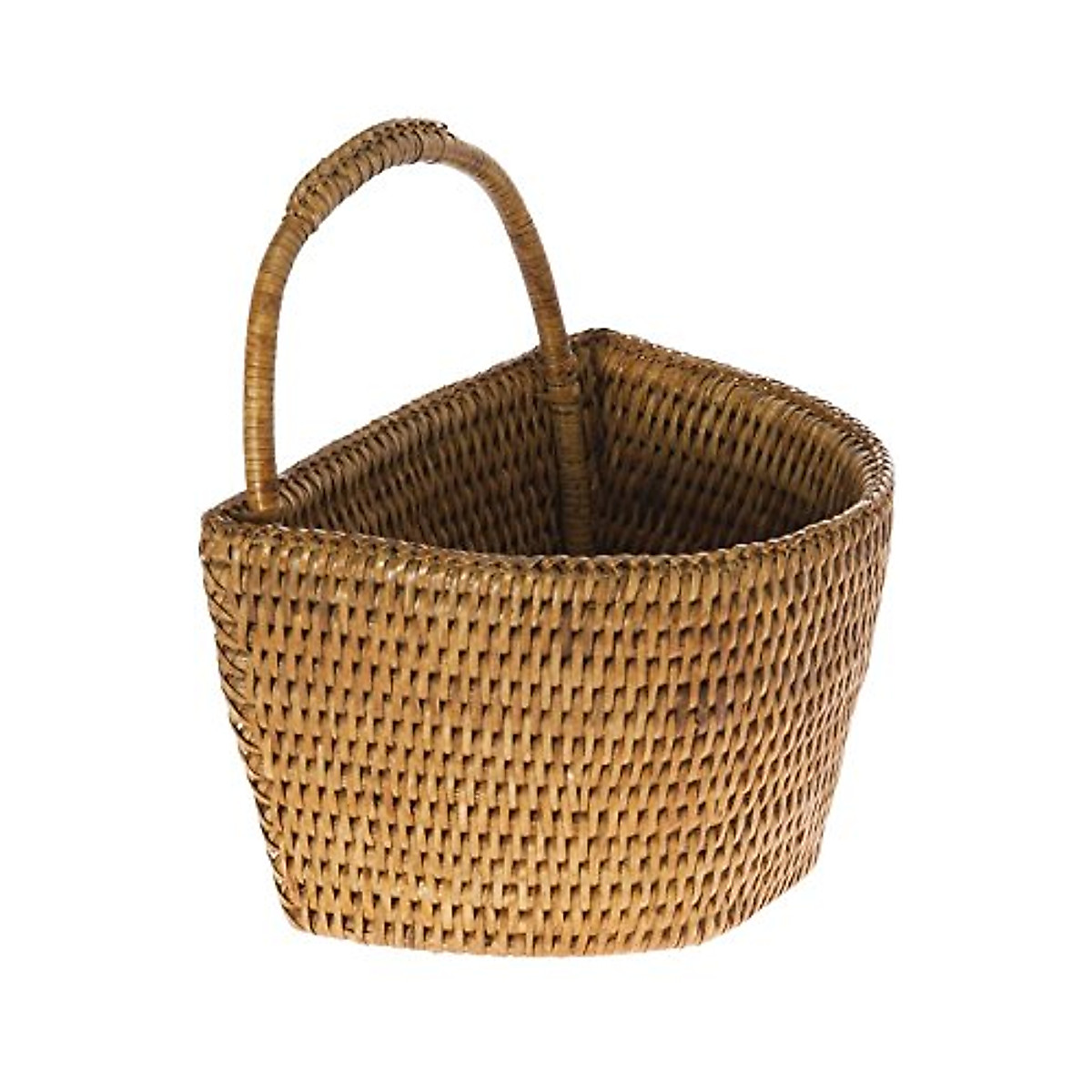 KOUBOO 1060074 La Jolla Wall Basket, Small, Honey Brown