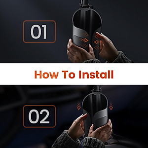 toocki Cup Holder Phone Mount for Car, Universal 360° Adjustable Gooseneck Cell Phone Cup Holder Expander for Medium-Sized Vehicles Truck Compatible with iPhone Samsung & All Smartphones