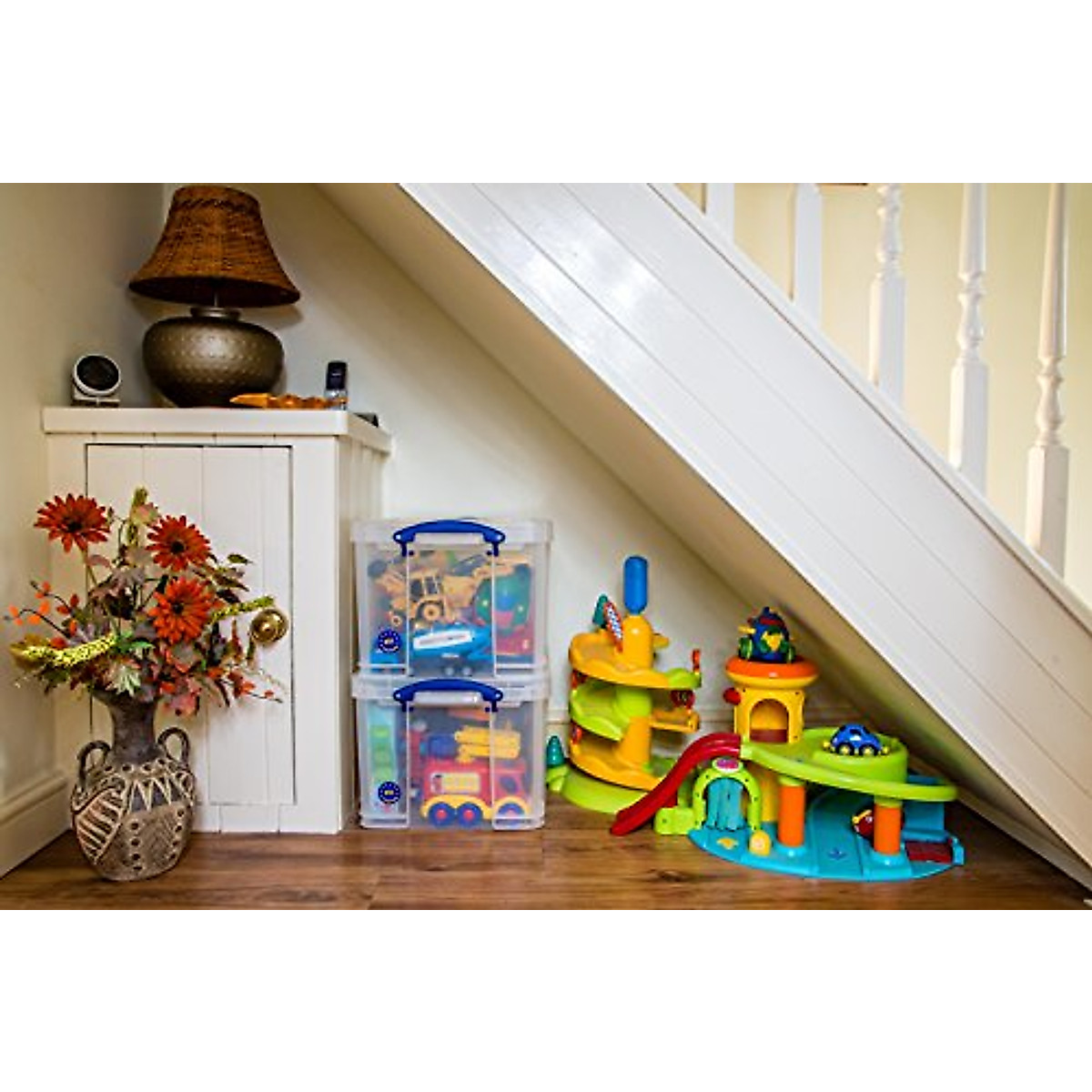 Really Useful Storage Box 35 Litre Clear in Card Ref 35CCB