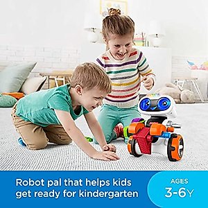 Fisher-Price Preschool Stem Learning Toy Code ‘N Learn Kinderbot Electronic Robot With Lights & Games For Ages 3+ Years