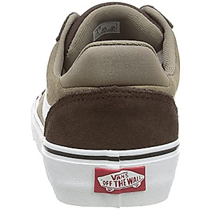 Vans Unisex Ward Deluxe Retro Suede - Low Platform Lace-up Sneaker - Brown/White Women 11 Men 9.5, 11 Women/9.5 Men